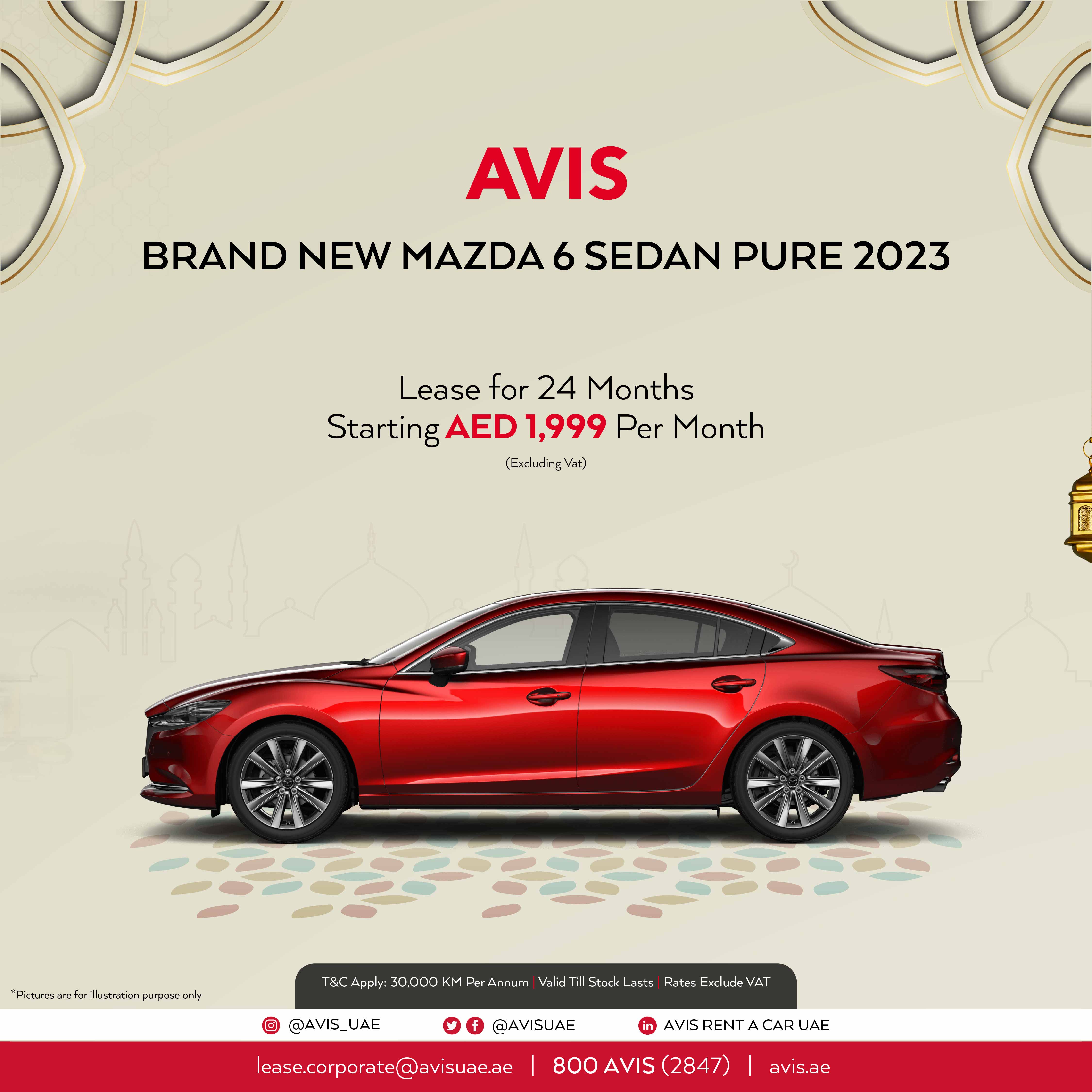 Buy AVIS - Lease a Car starting from AED 1,399 per month. Ramadan ...
