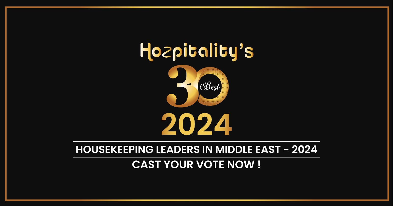 HOZPITALITY'S BEST HOUSEKEEPING LEADERS IN MIDDLE EAST