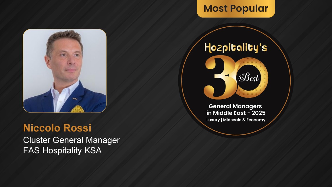 Niccolò Rossi Recognized in Hozpitality’s Best 30 General Managers in ...