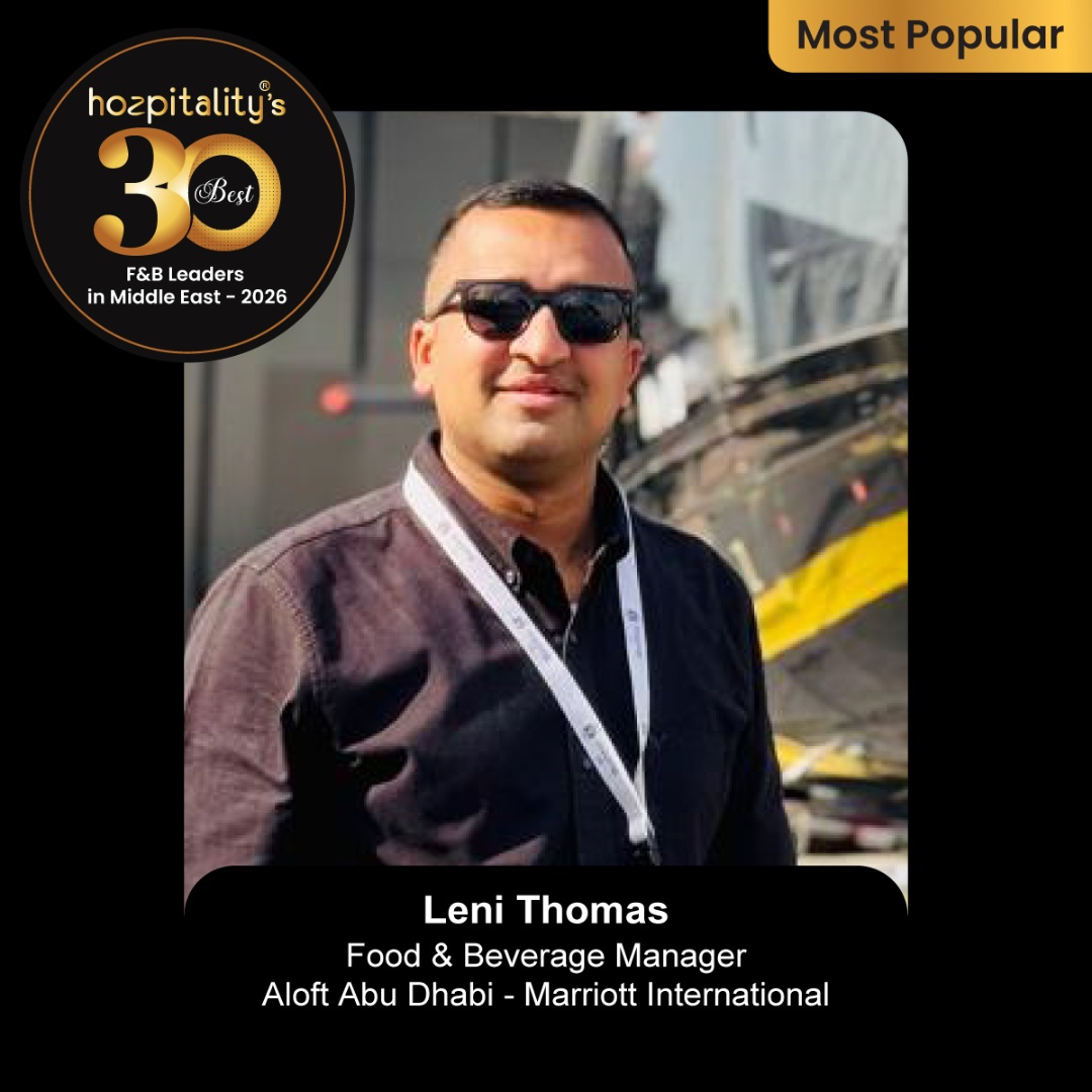 Leni Thomas Named Among Hozpitality’s Best 30 F&B Leaders in the Middle ...